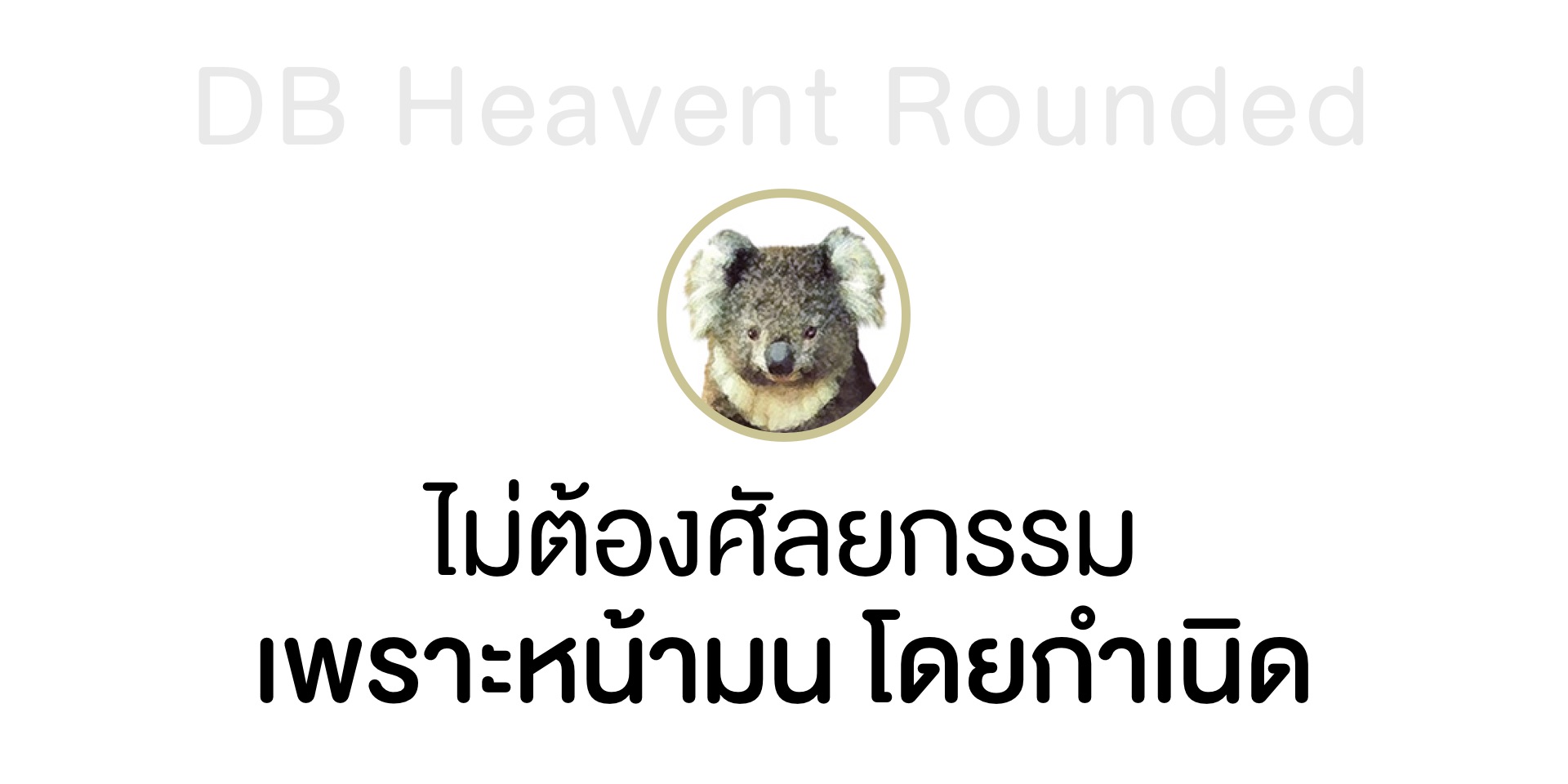 DB Heavent Rounded | DB Font