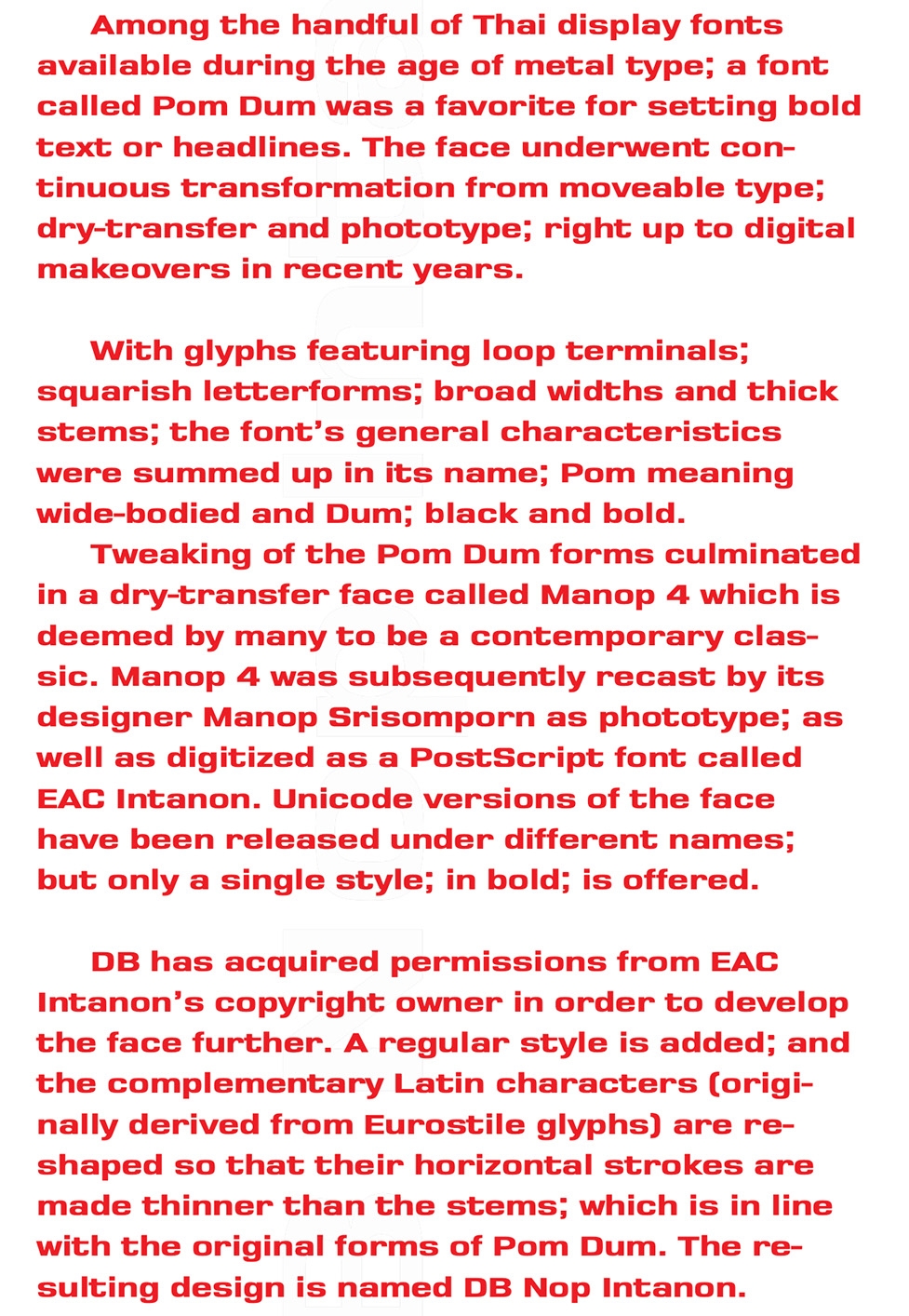 DB NopIntanon | DB Font